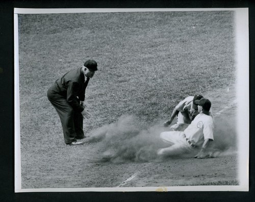 Lennie Merullo & Spider Jorgensen 1947 Type 1 Press Photo Chicago Cubs ...