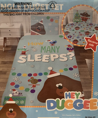 Hey Duggee Single Duvet Cover Bedding Set Reversible Children's ...