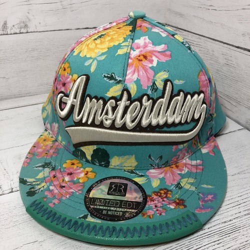 ROBIN RUTH Amsterdam Limited Edition Floral Snap Back Baseball Cap Hat ...