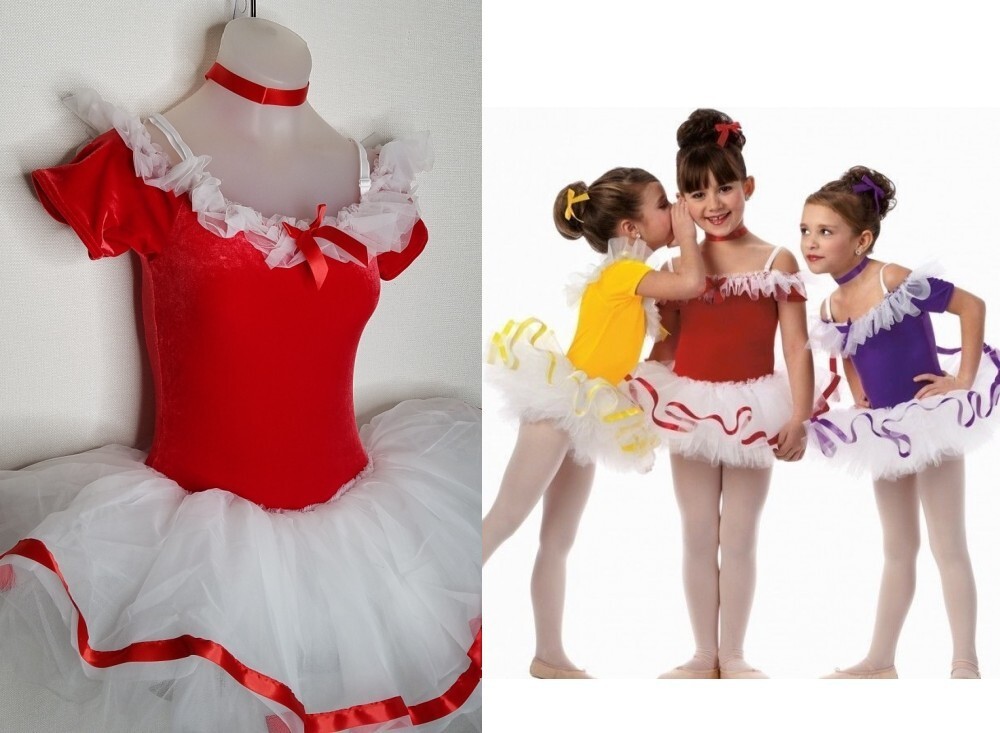 Skip To My Lou RED Child Medium Dance Costume Ballet Tutu | eBay