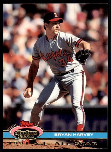 1991 Stadium Club Stadium Set Bryan Harvey Baseball Cards #79 | eBay