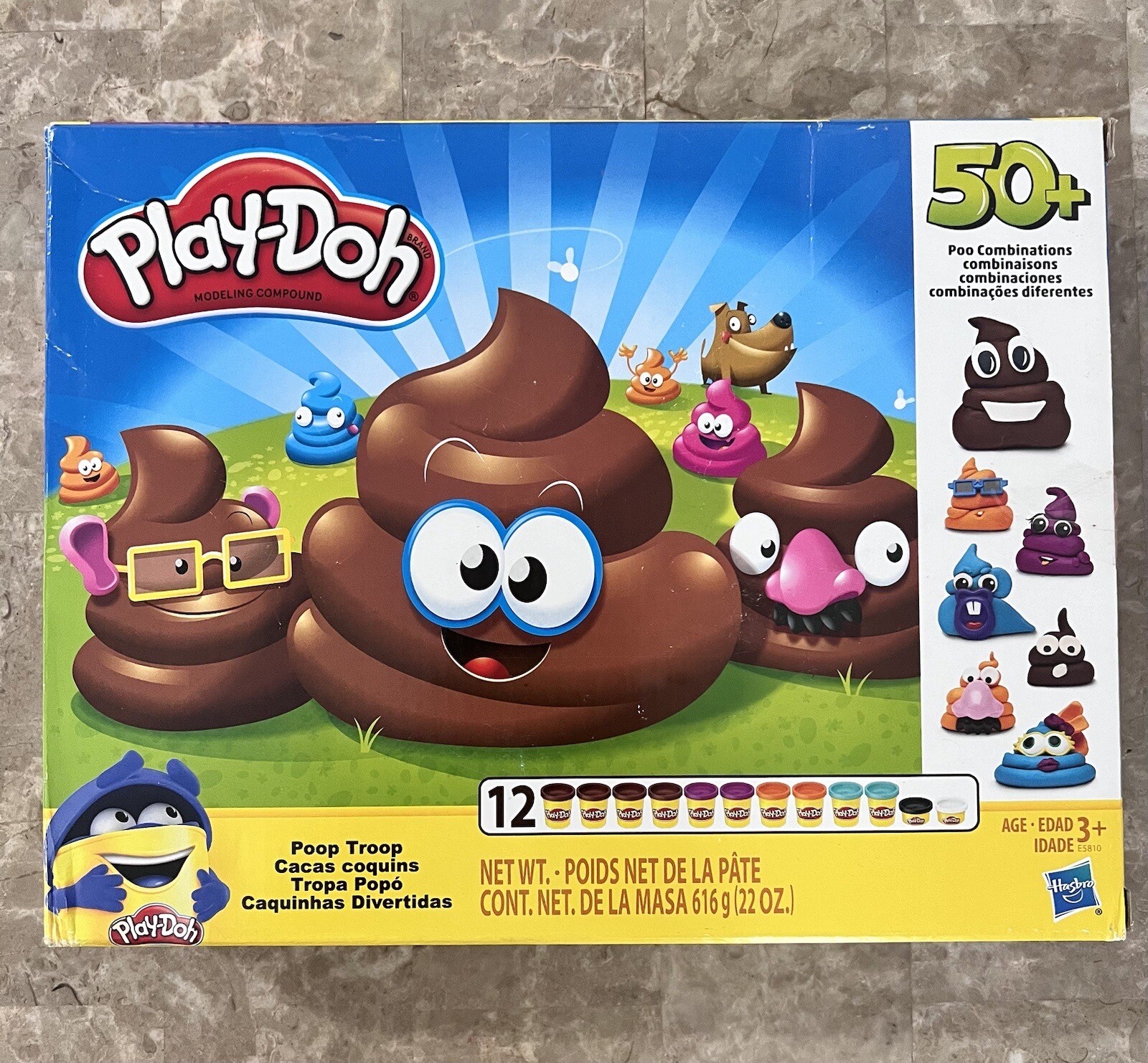 Rare NIB New PLAY-DOH E8584 LIL' POOP TROOP Dough KIT Set 30+ Poo ...