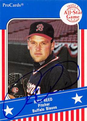 Rick Reed autographed Baseball Card Buffalo Bisons 1991 ProCards All ...