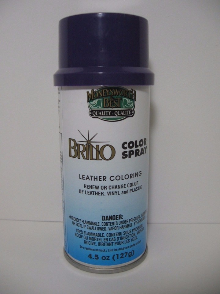 Brillo Color Spray Shoes Boots Leather Vinyl 4.5 oz. | eBay