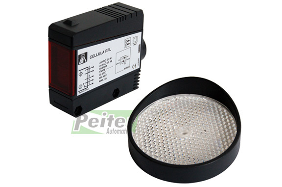Reflective photocell Bft CELLULA RFL with reflector S RFLP - range 12 m ...