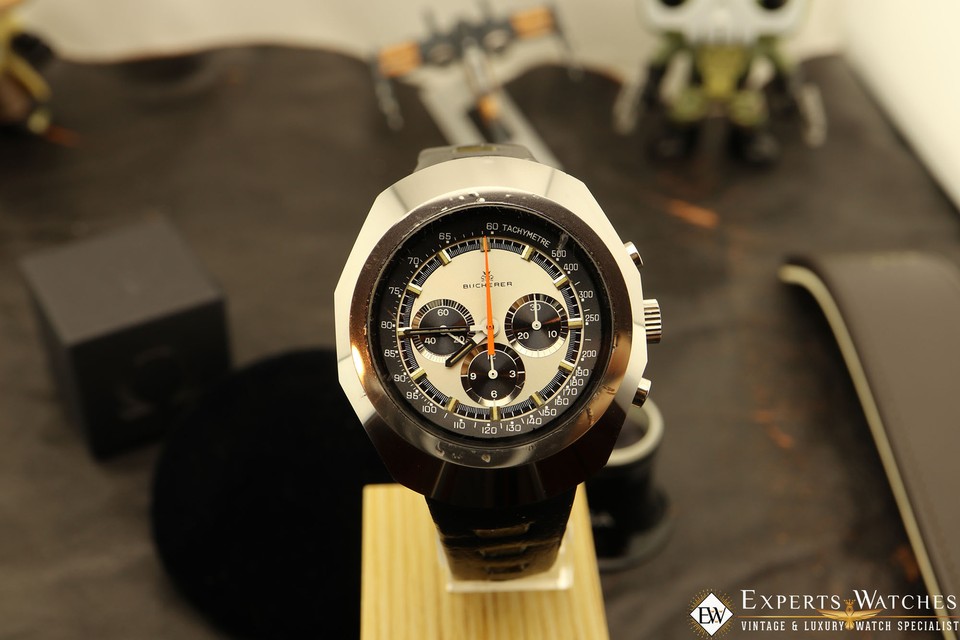 Vintage BUCHERER Chronograph Anakin Skywalker PANDA CAL.1873 861 ...