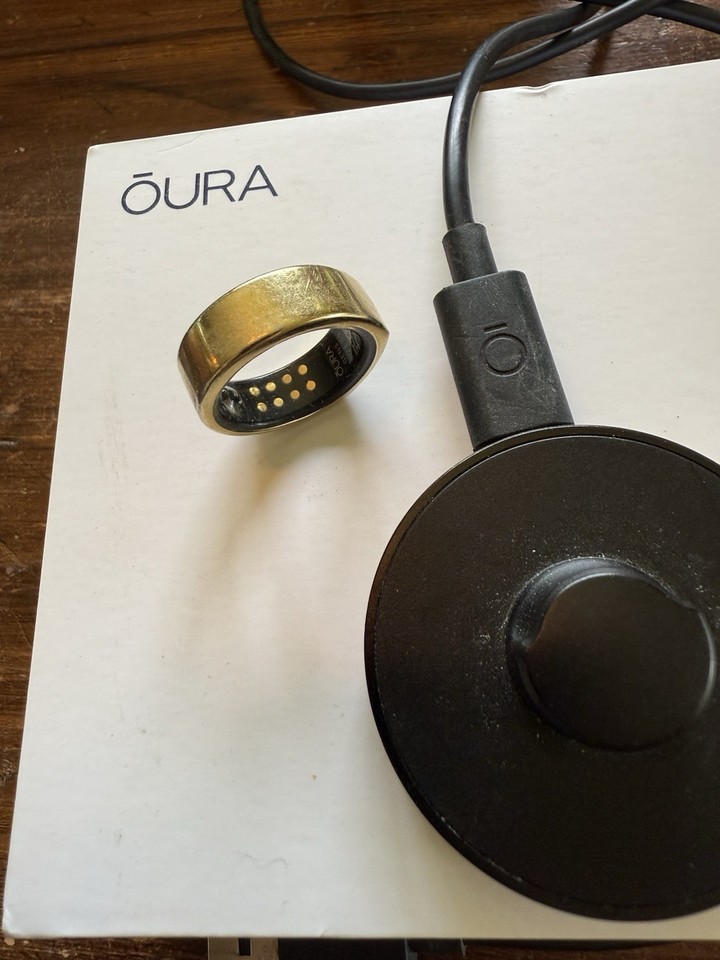Oura Ring Gen 3, Heritage Finish, Size 8 - Silver | eBay
