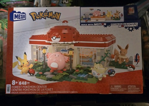 MEGA POKÉMON BUILDING / BRICK SET: FOREST POKÉMON CENTER *Brand NEW ...