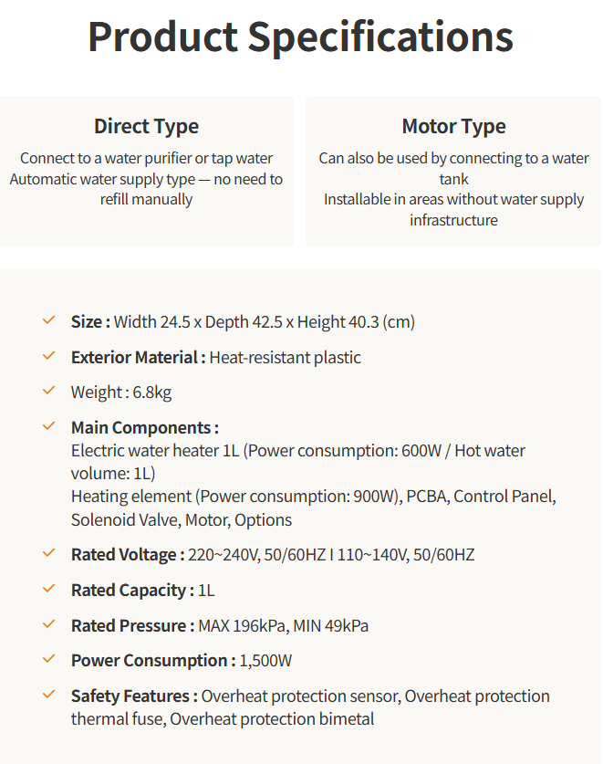 LAZO Single Instant Ramen Cooker Machine Maker (Direct Type) 110V - US ...