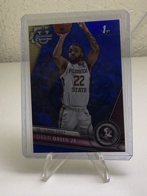 2023-24 Bowman U Chrome 1st Blue Refractor /199 DARIN GREEN JR #24 ...