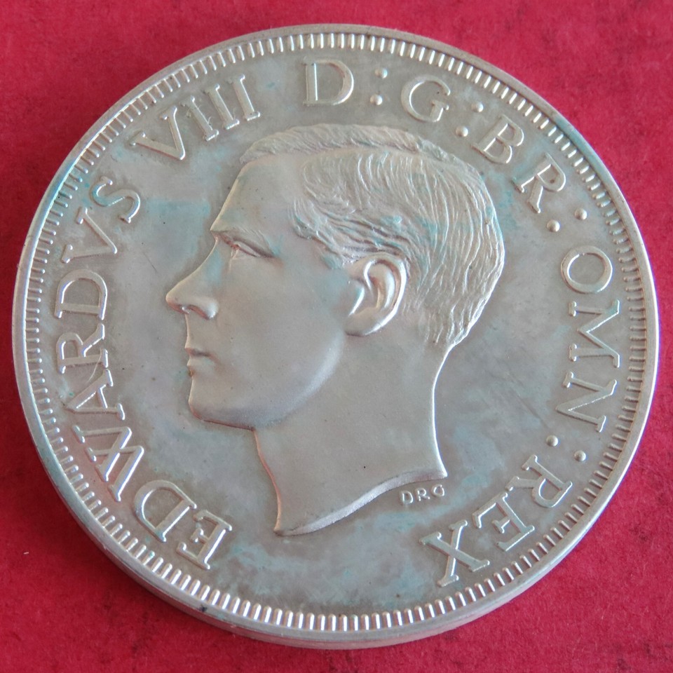 1936 EDWARD VIII SILVER PROOF PATTERN CROWNED ARMS CROWN | eBay UK