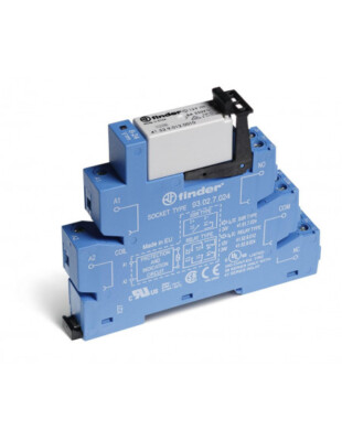 Interface modulaire à relais 2RT 8A 24V DC sensible AgNi bornes à cage ...
