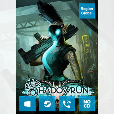 Shadowrun Returns for PC Game Steam Key Region Free | eBay