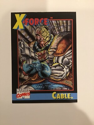 1991 Marvel Comics Cable Card Promo #1 Cable X-Force | eBay