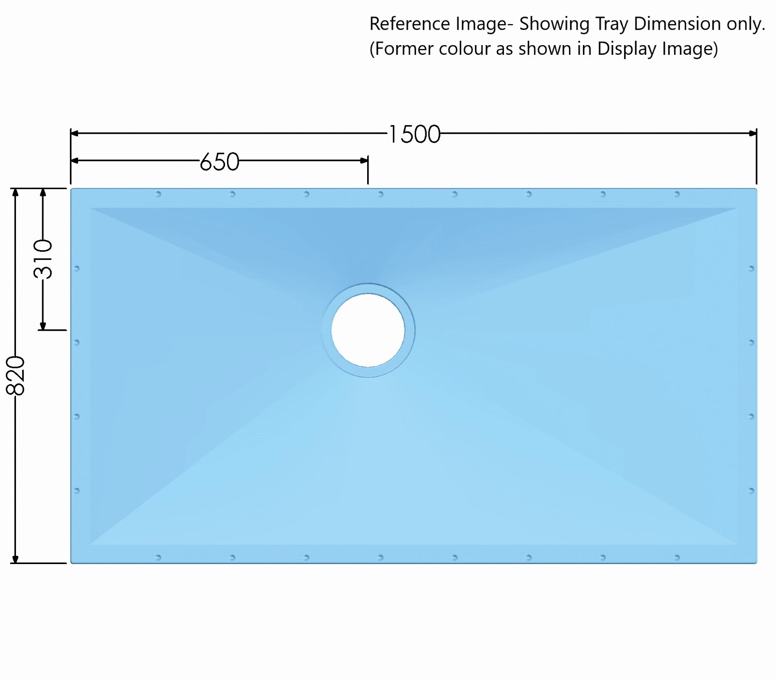 AKW Tuff Form Shower Former Tray, Wet Room Walk In Base, All Size ...