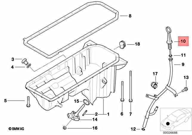 Genuine BMW Z4 E39 E46 E85 320Ci 320i 323Ci 323i 2.4 325Ci Dipstick ...