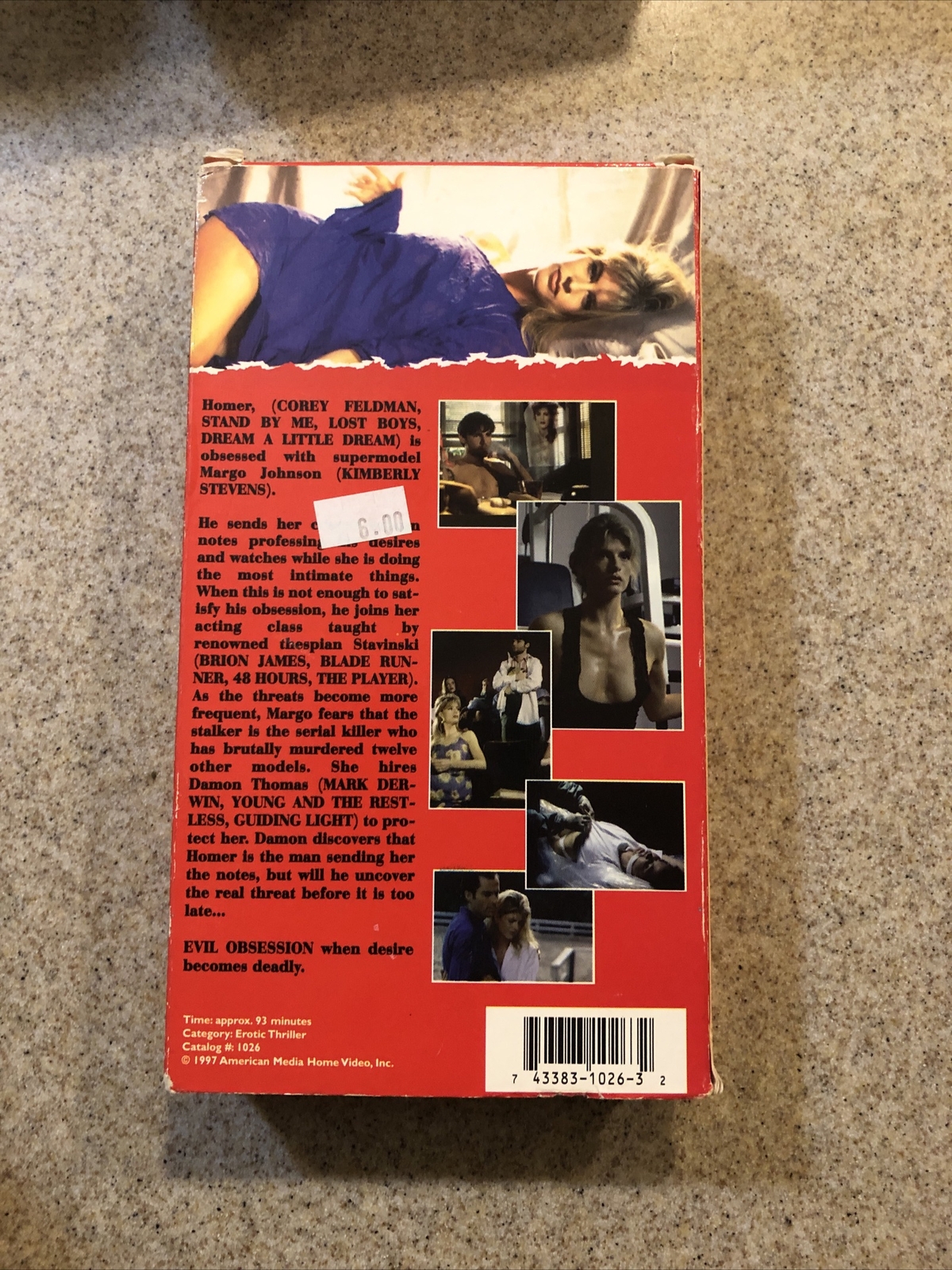 corey feldman EVIL OBSESSION kimberly stevens VHS VIDEOTAPE | eBay