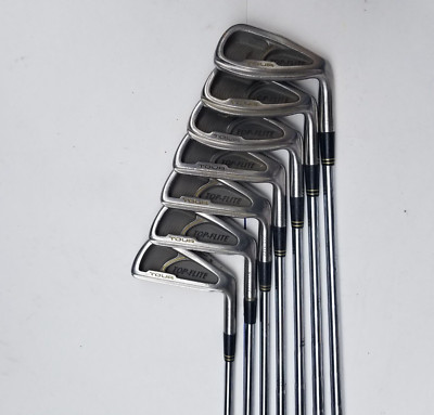 Top Flite Tour Irons Set Steel S-300 STIFF Flex Golf Club Set 4 5 6 7 8 ...