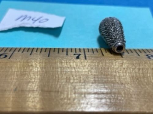 Sterling Silver and Marcasite Bead Finding - Barrel - M4 - 7x20 mm ...