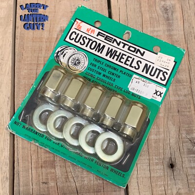 Fenton CUSTOM Wheels Lug Nuts WN 302 - Western Auto 7/16x20 Late 1950s ...
