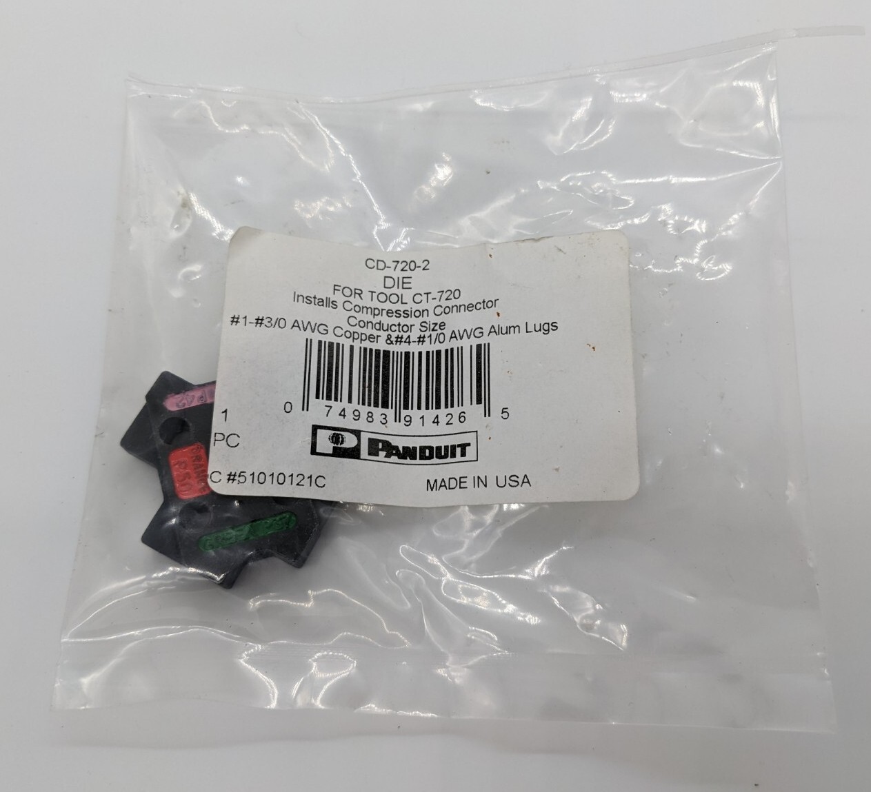 Panduit+CD-720-2+COMPRESSION+DIE for sale online | eBay