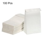 Paper Bags White Paper Grocery Bag 2lb 4.7x2.8x8.7 Inch 60g, Pack of ...