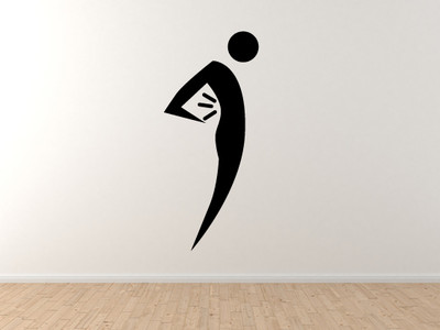 Illness #6 - Back Pain Stick Figure Doctors Office Decor - Vinyl Wall ...