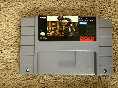 Clue SNES Complete In Box CIB Super Nintendo Game | eBay
