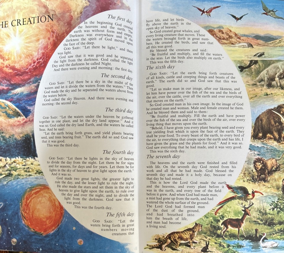 The Golden Children's Bible Illustrated 1993 Hardcover Very Good ...