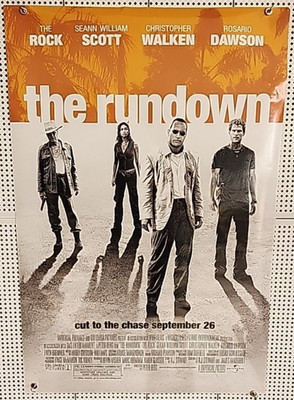 2003 Movie Poster One Sheet ~ The Rundown ~ DS ~ 27x40 | eBay