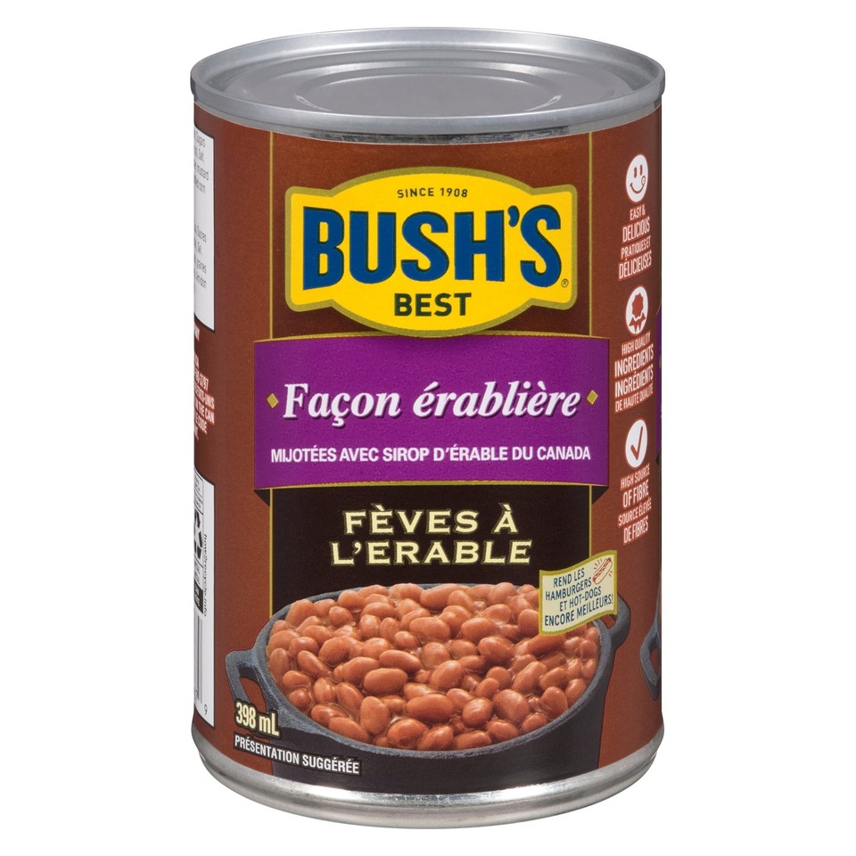 6-Pack BUSH'S® Bush's Best Maple Style Baked Beans Can, 398 mL | eBay