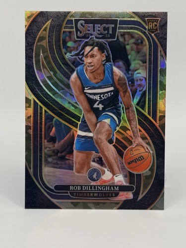 ROB DILLINGHAM - 2024-25 Select - PREMIER LEVEL - ROOKIE GREEN CAMO ...
