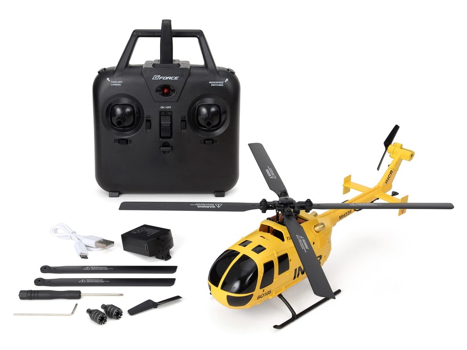 G-FORCE Bo105 RC Helicopter INCR GB300 Battery Powered No remote ID ...