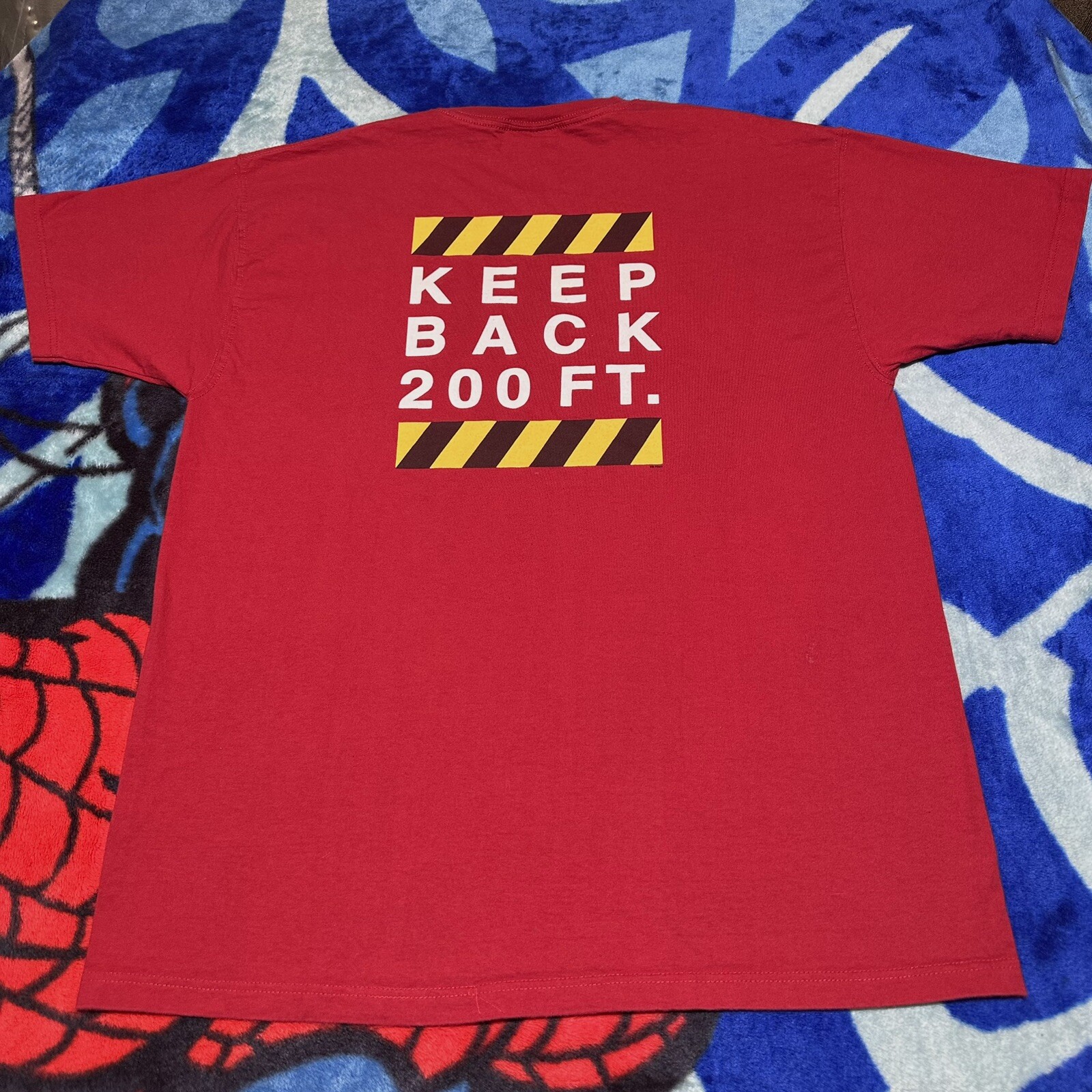 Vintage 2000s FDNY New York Firefighters Keep Back 20… - Gem