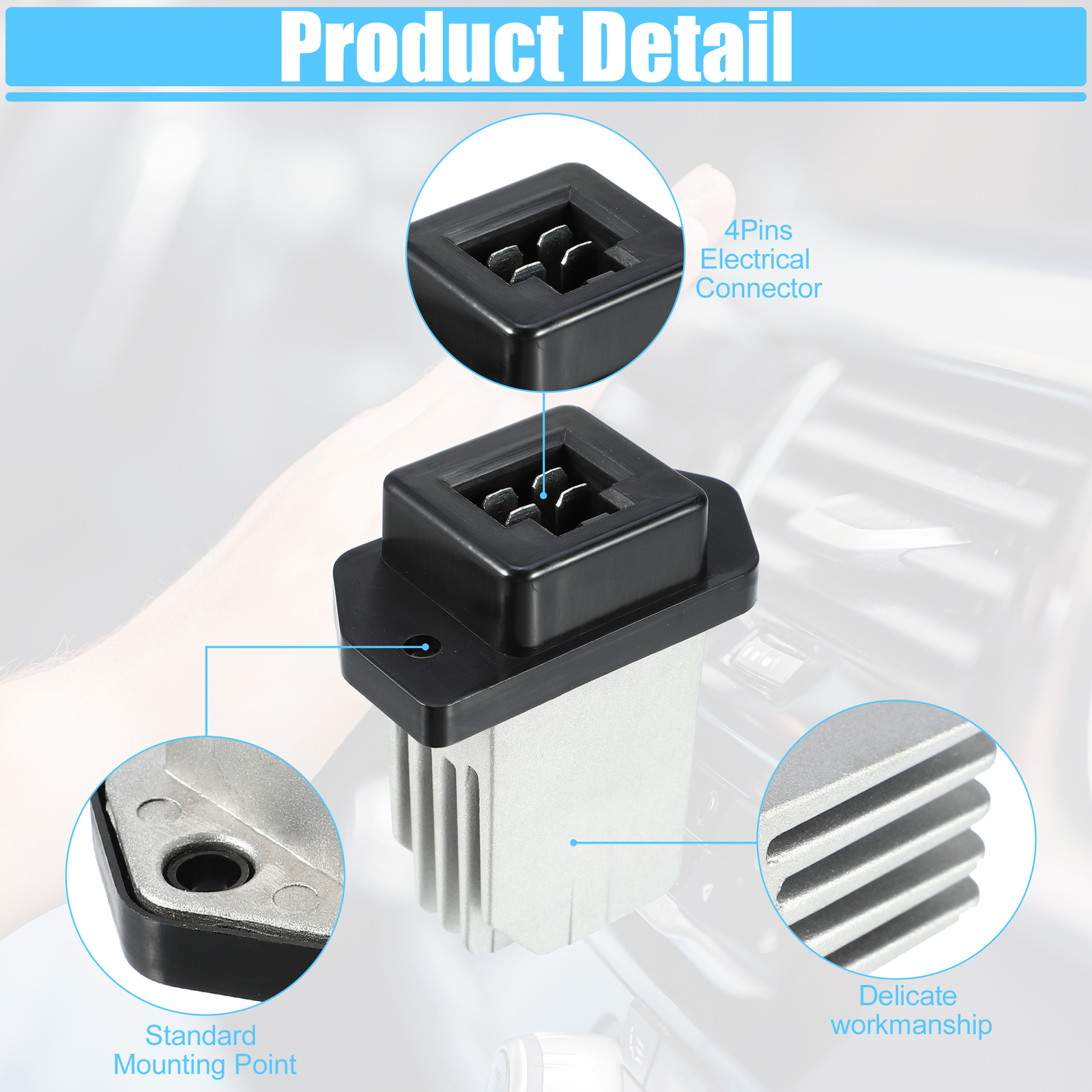 Pack of 1 For Mazda MX-5 Miata 2006-2015 HVAC Heater Blower Motor ...