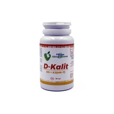FITNESS & ALIMENTAZIONE D-Kalit - Vitamin D3+K2 Supplement 90 tablets ...