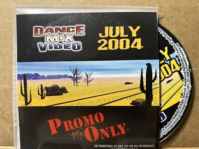 rare DVD sleeve PROMO ONLY Dance Mix Video 2004 July | eBay