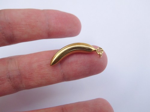 Rare Beautiful Vintage Italian 585 3D 14K Gold Banana Full Fruit ...