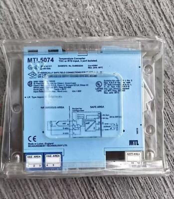 1PC New Eaton MTL5074 Safety Barrier Free Shipping | eBay