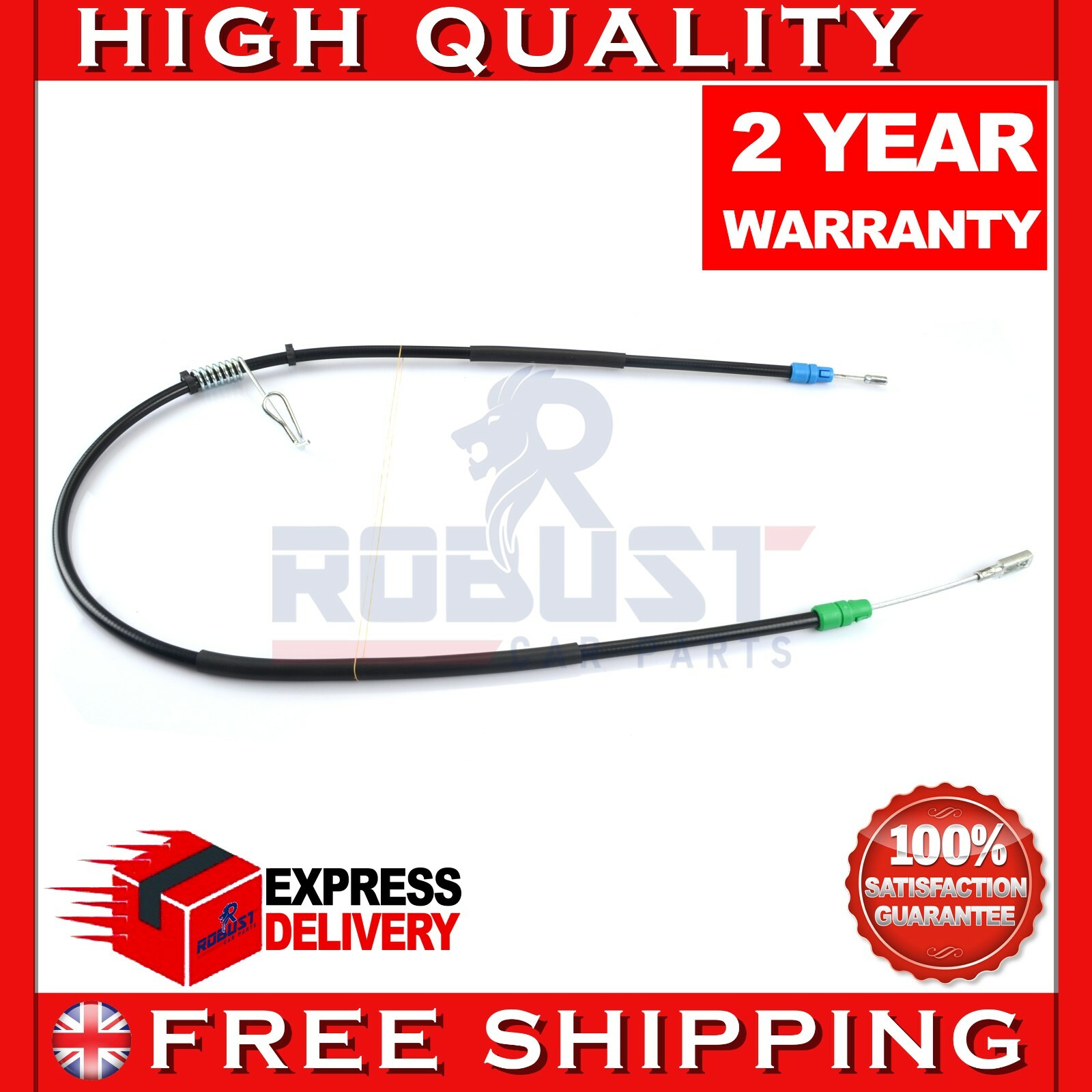 FOR FORD TRANSIT MK7 HANDBRAKE CABLE REAR LEFT 1371467 | eBay UK