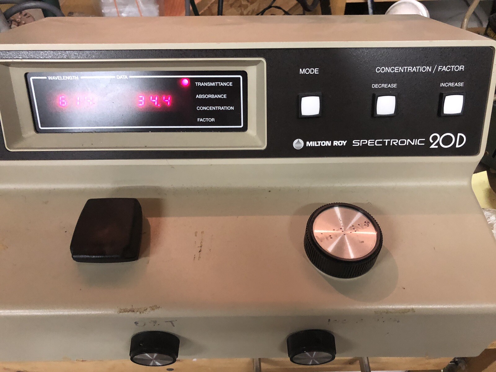 Milton Roy Spectronic 20D Digital Spectrophotometer 333175 Lab ...