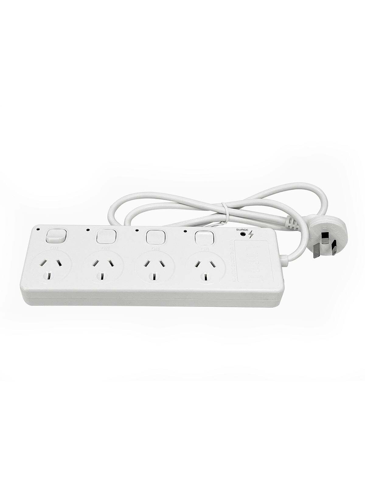 Beacon Lighting Lucci 6 Outlet Power Board in White 9333509185475 | eBay
