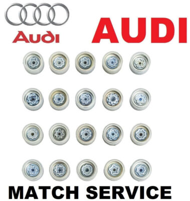 Audi Security Master Locking Lock Wheel Nut Key Bolt Match Matching ...
