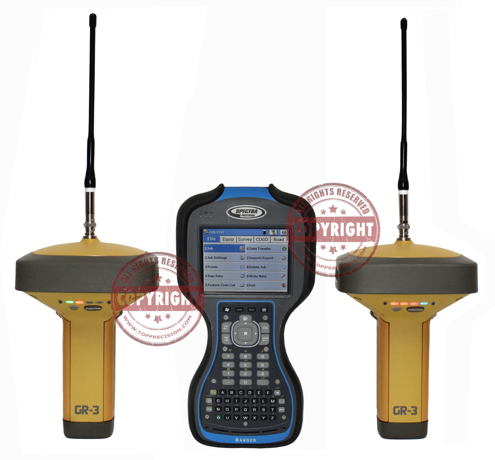 TOPCON GR-3 RTK GNSS SURVEYING GPS,CARLSON SURVCE,GLONASS,TRIMBLE,LEICA ...