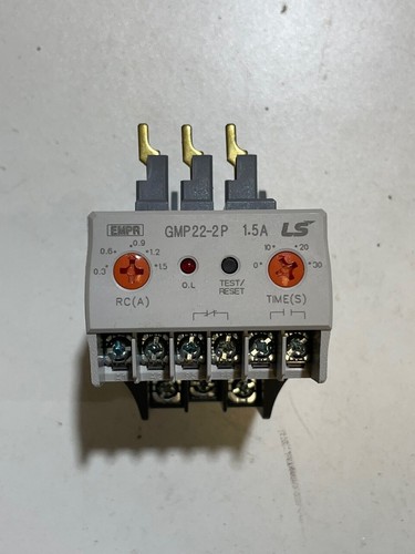 LS IS GMP22-2P 1a1b MOTOR PROTECTION RELAY, 3POLE, AC100~260V, 1.5A ...
