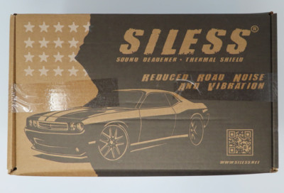 Siless Liner 157 mil (4 mm) 36 sqft Aluminum Foil Finish Car Sound ...