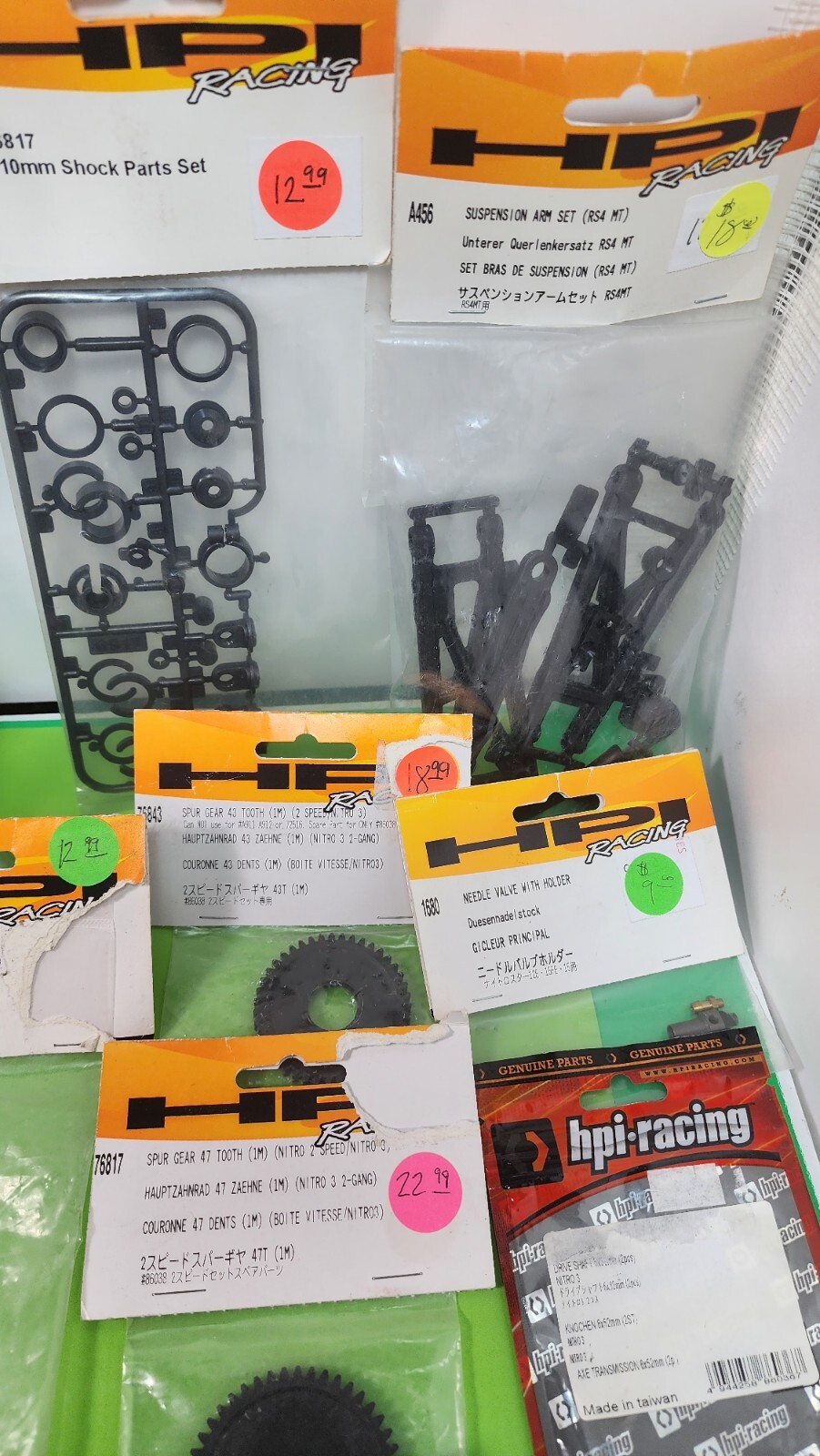 Hpi vintage pib lot NOS RS3-RS4 NITRO VHTF FULL SHOP RWC 80+ RIGS VNTG ...