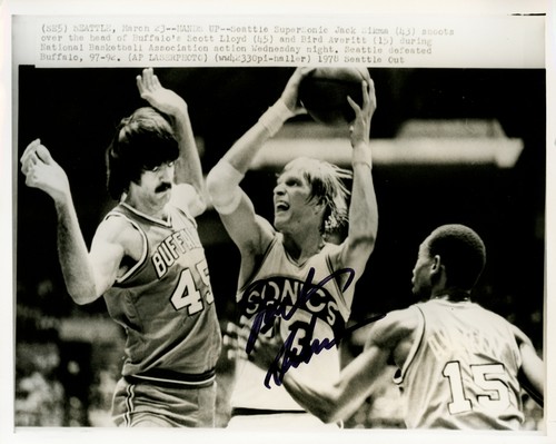 Jack Sikma Autographed Signed 8x10 Wire Photo Seattle Supersonics MCS ...