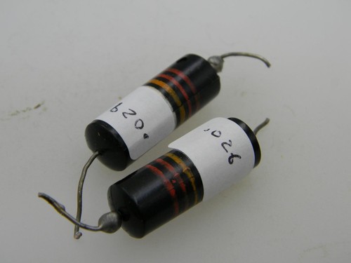 Pair Sprague PIO Bumblebee Capacitors .022uF 600V 10% Tested Serious ...
