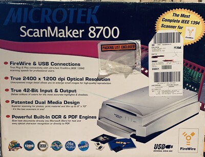 MicroTek MRS-2400TPFU ScanMaker 8700 Scanner See All Pics | eBay